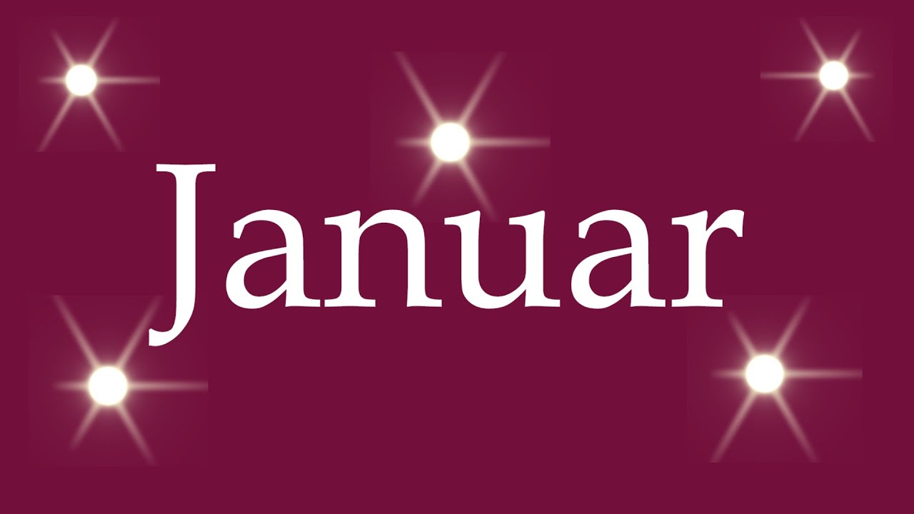 How to Pronounce ''Januar'' (January) Correctly in German - YouTube