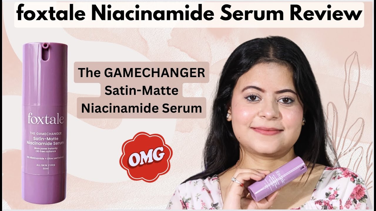 foxtale Niacinamide Serum Review | Glowing skin Serum #serum - YouTube