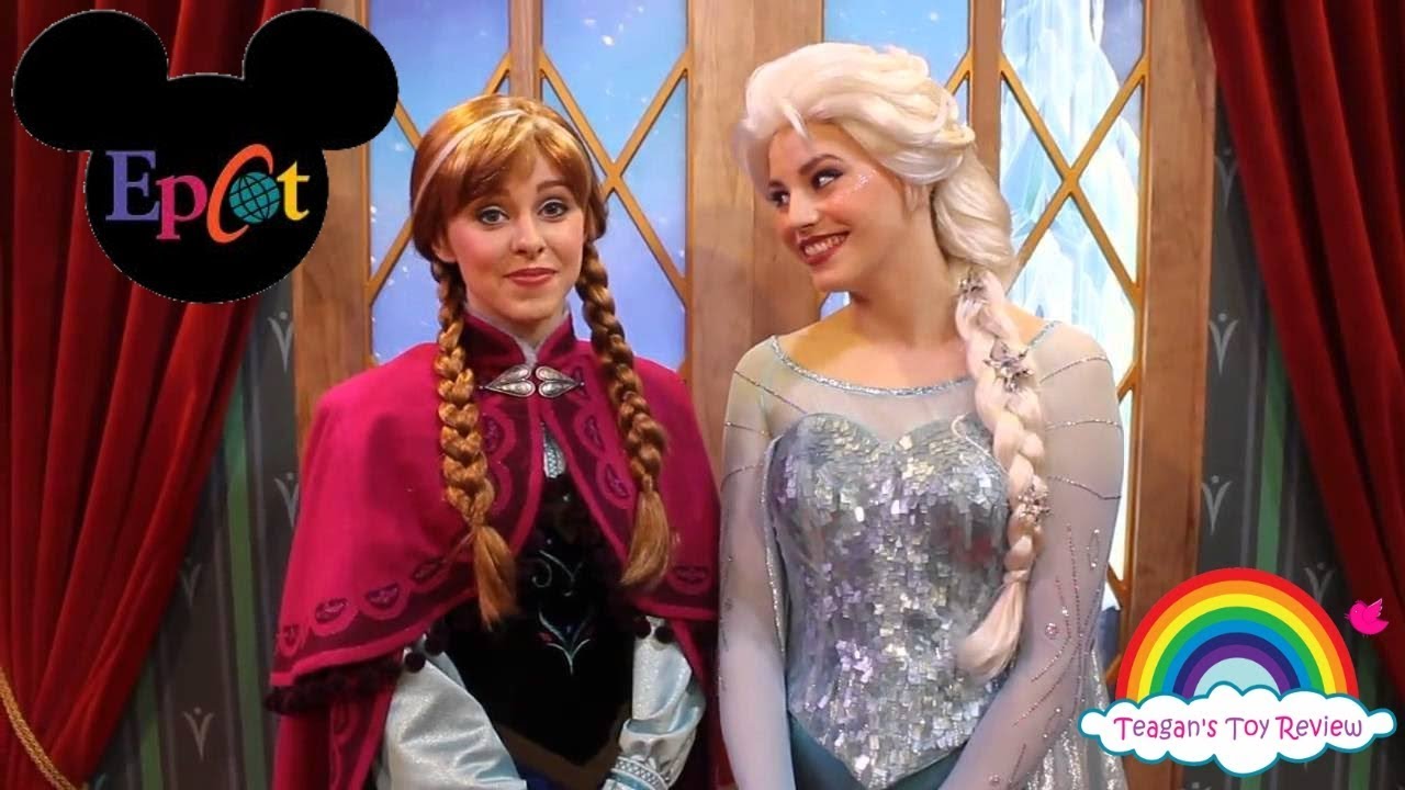 Meet and Greet Anna and Elsa from Frozen - Character Spot Disney World ...