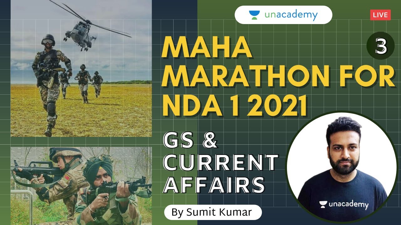 Current Affairs & General Studies Marathon for NDA 1 2021 - III ...