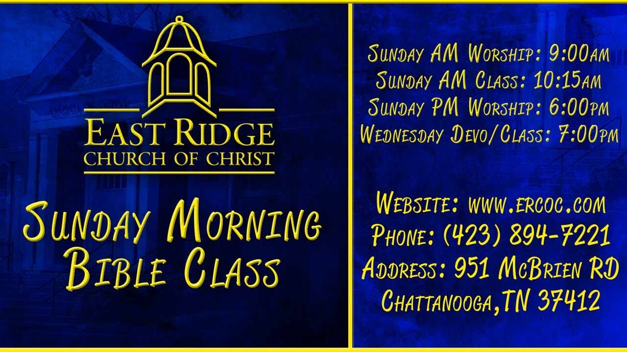 1/18/2026 Sunday Bible Study: "Lessons Today from the Parables of Jesus ...