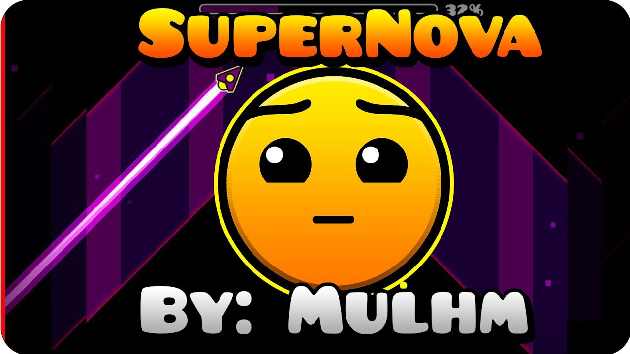 Un nivel sencillo|SuperNova By: Mulhm|Geometry Dash|2.0 - YouTube