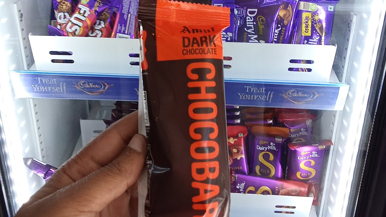 AMUL DARK CHOCOLATE 🍫 CHOCOBAR RS 20 only Cadbury dairy milk chocolate ...