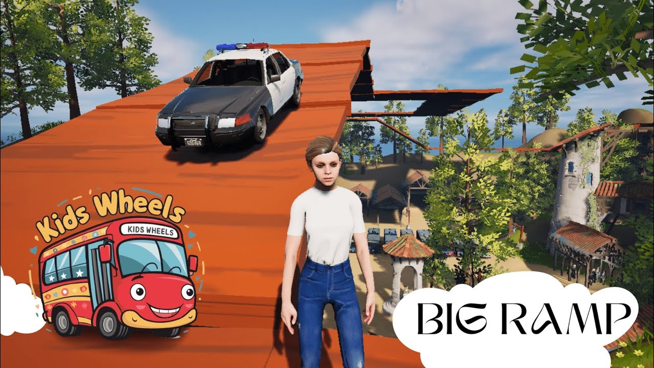 The Most Epic Police Car Ramp Jump in Artemiswille. - YouTube