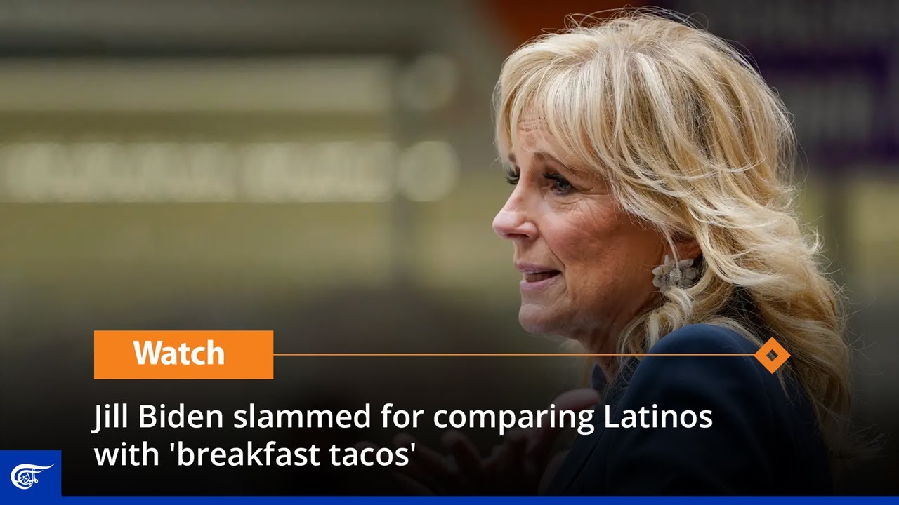 Jill Biden slammed for comparing Latinos with 'breakfast tacos' - YouTube