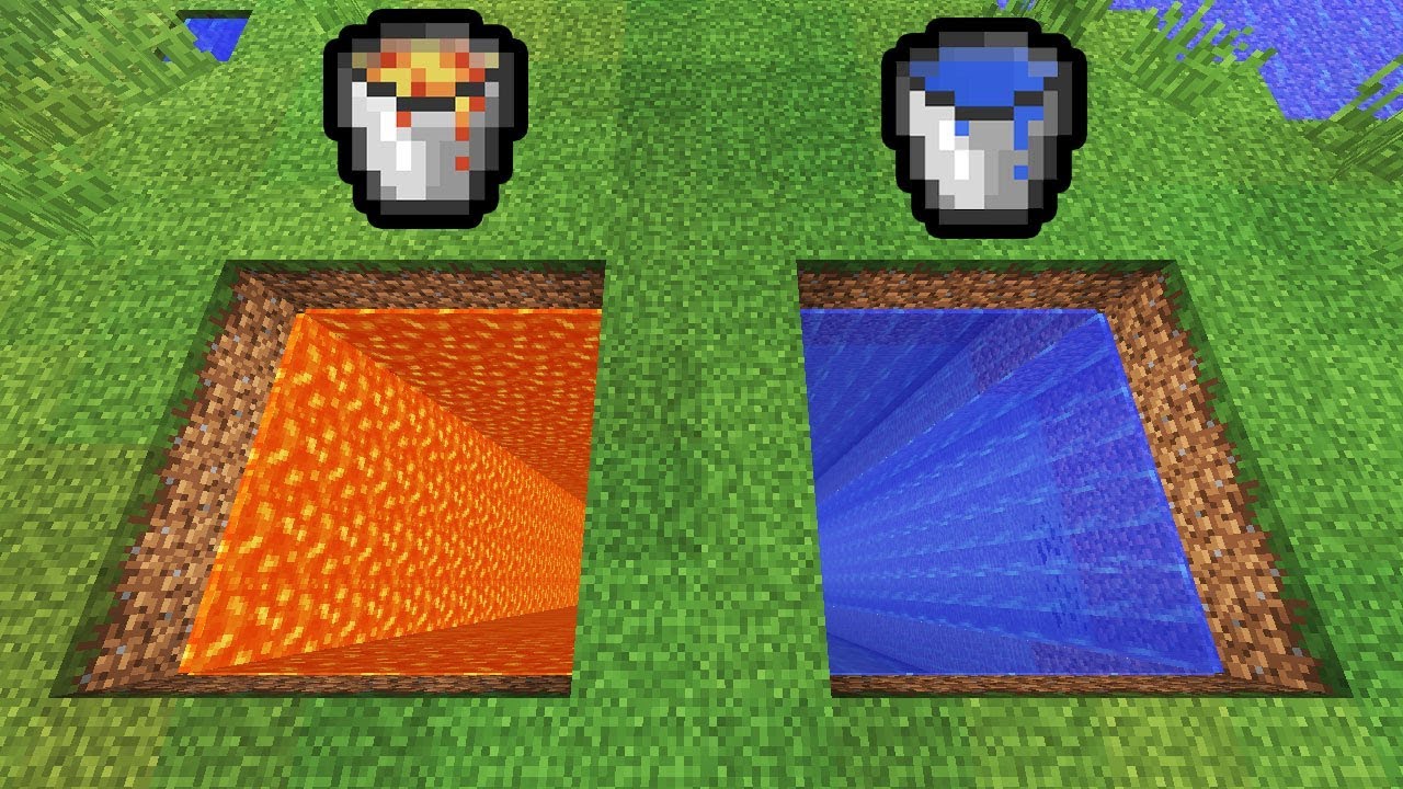 TUNEL LAWA VS TUNEL WODA - MINECRAFT - YouTube