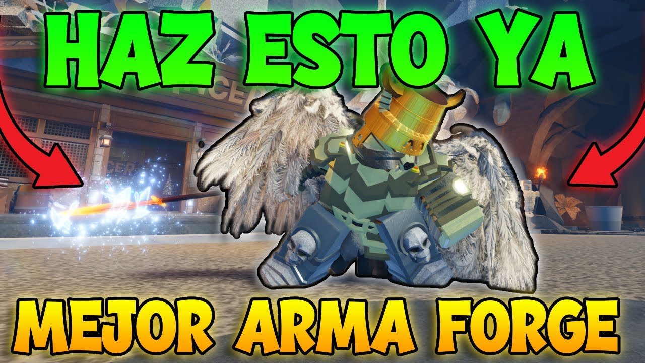 ¡HAZ ESTO YA Para Crear La MEJOR ARMA en The Forge! – Mejor Arma de The ...