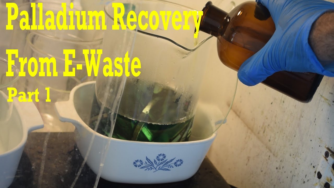 Palladium From Taiwan E-Waste, Part 1 #palladium #chemistry #refining # ...