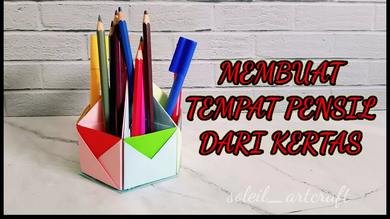 IDE PERALATAN SEKOLAH MUDAH DAN LUCU/DIY SCHOOL SUPPLIES/DIY TEMPAT ...