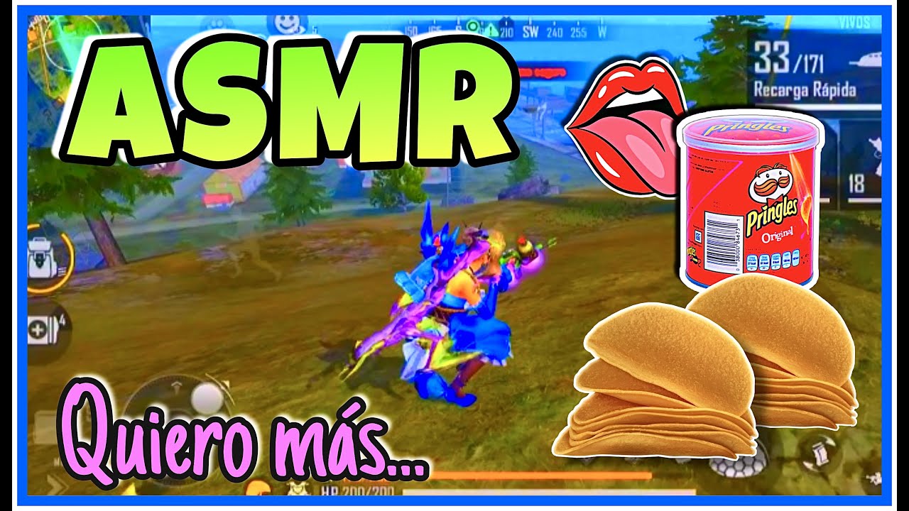 ASMR crunchy sounds || COMIENDO PRINGLES 🍟 - YouTube