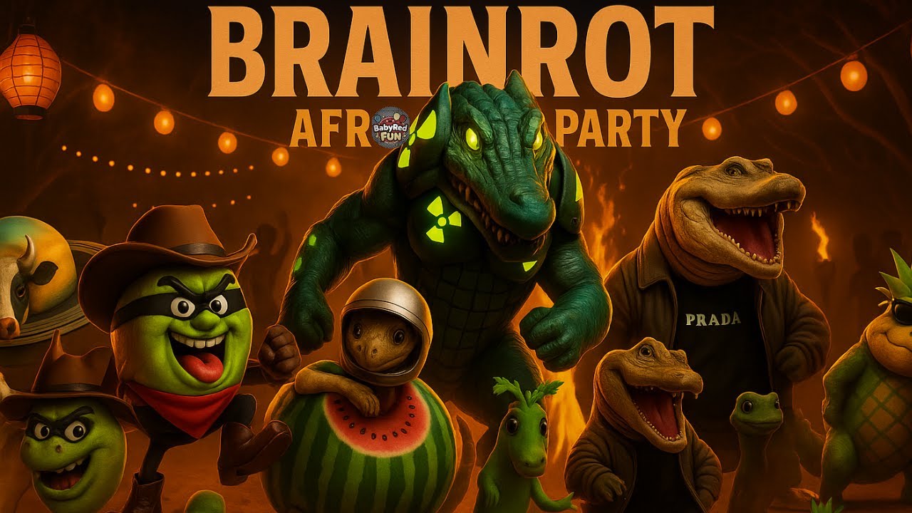 Brainrot AFRO House Party - BabyRed Fun Offical Music - YouTube