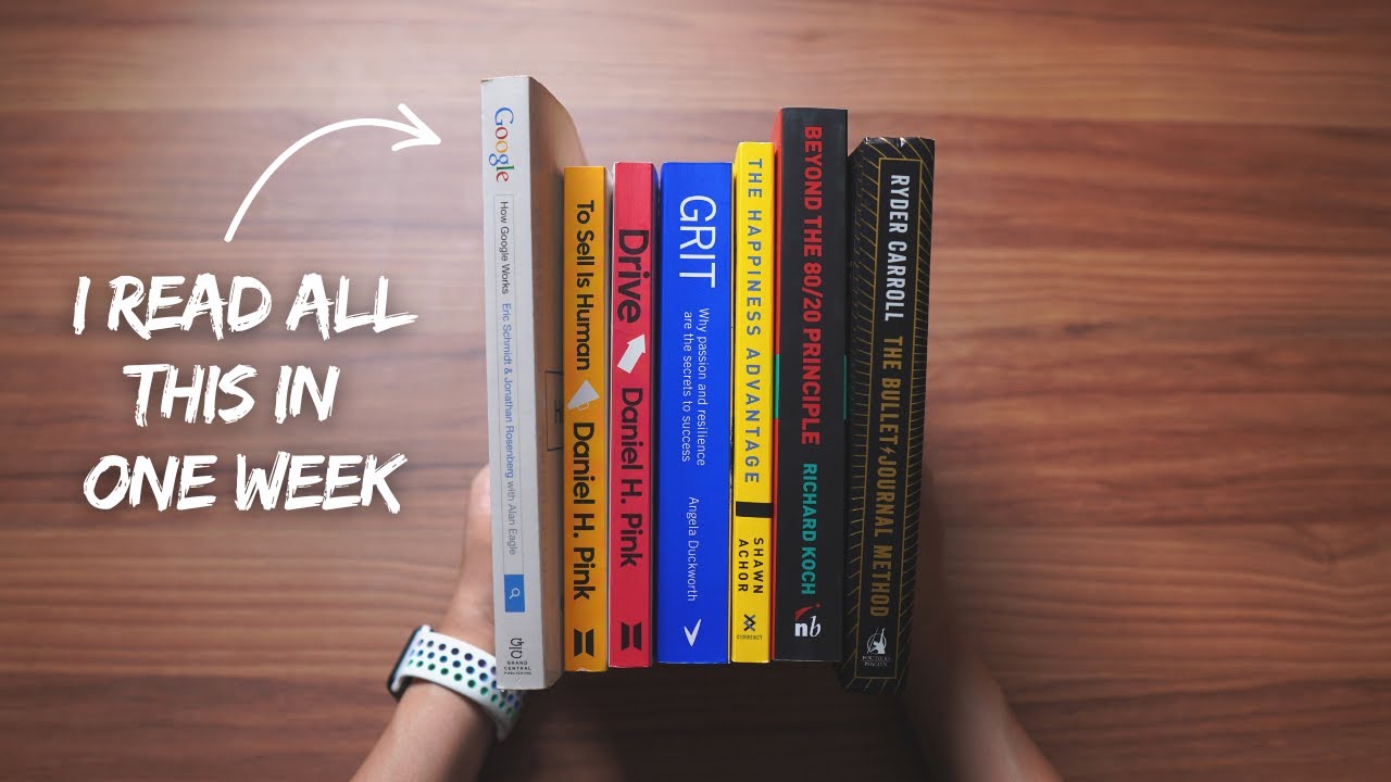 How I read 7 books in a week (and how YOU can too!) - YouTube