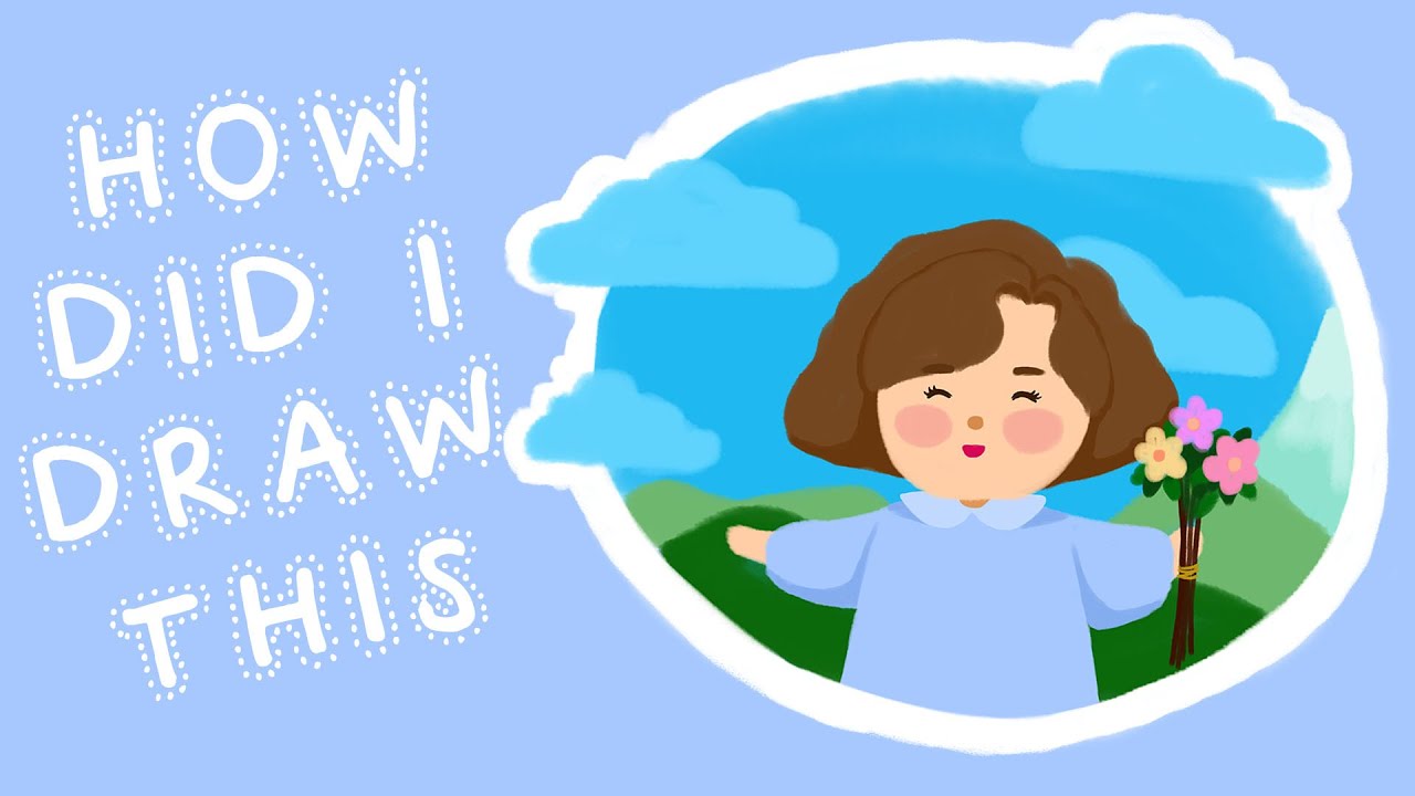 How To Draw Happy Character | TUTORIAL - YouTube