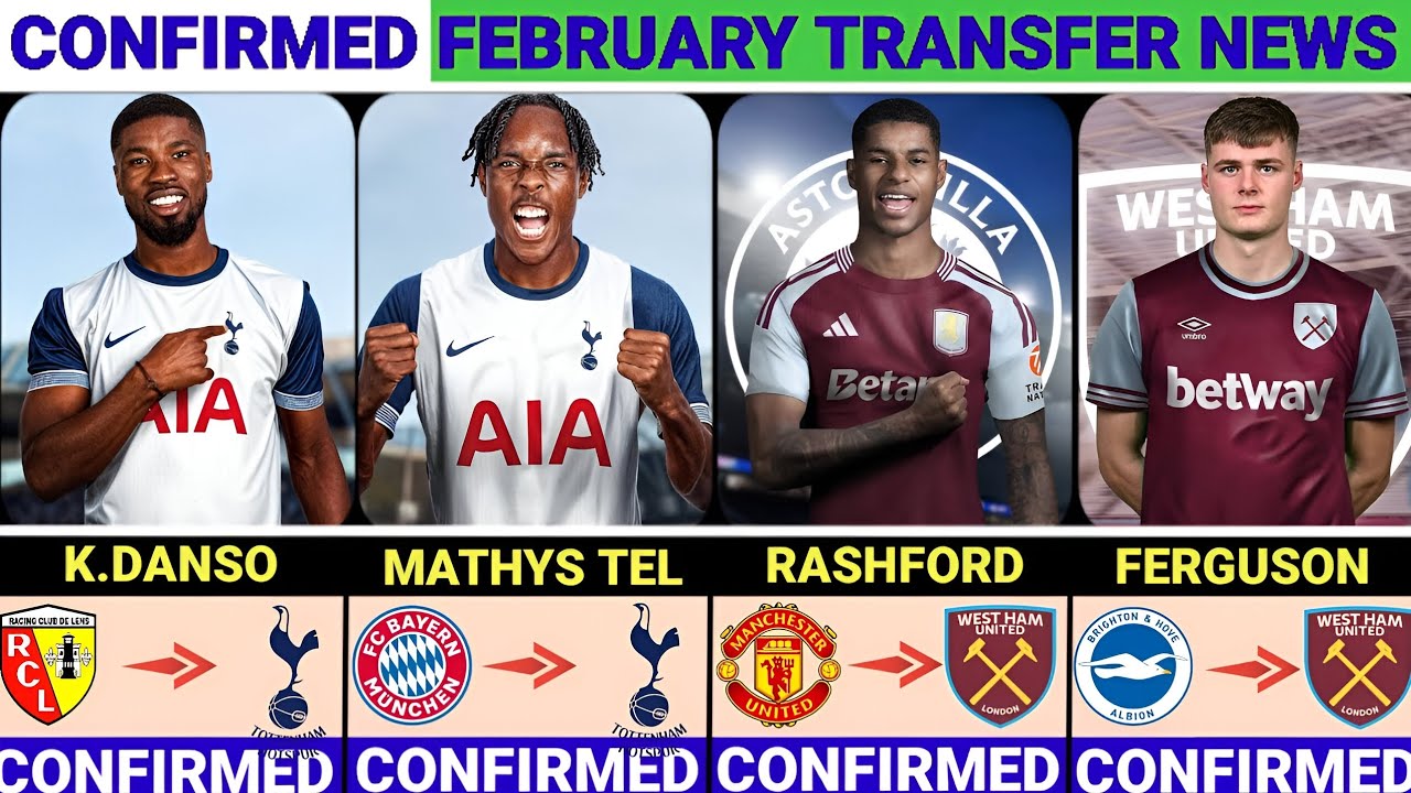 LATEST CONFIRMED TRANSFERS NEWS AND RUMORS TRANSFERS 2025 #DANSO # ...
