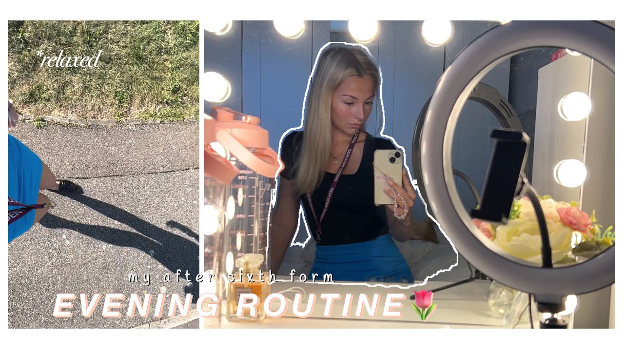 my after school/sixth form evening routine🌷 *relaxed - YouTube