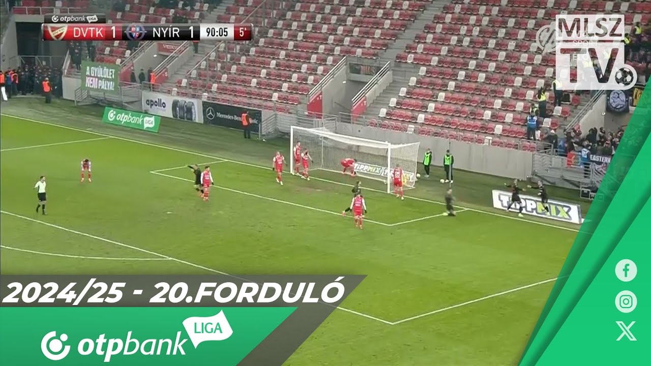 Babic Slobodan gólja a DVTK – Nyíregyháza Spartacus FC mérkőzésen - YouTube