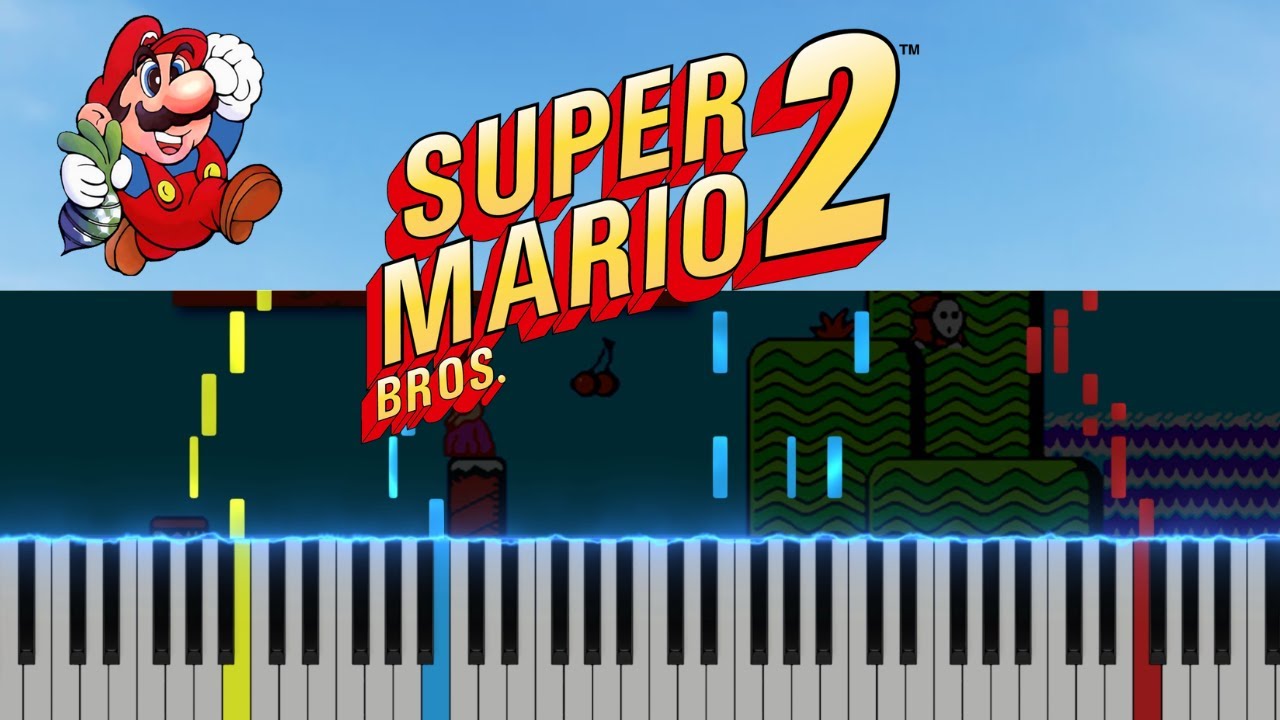 Super Mario Bros 2 (Main Theme) - Piano Tutorial - YouTube