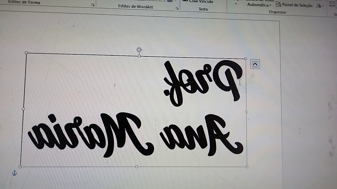 Como fazer nome no word para patchaplique - YouTube