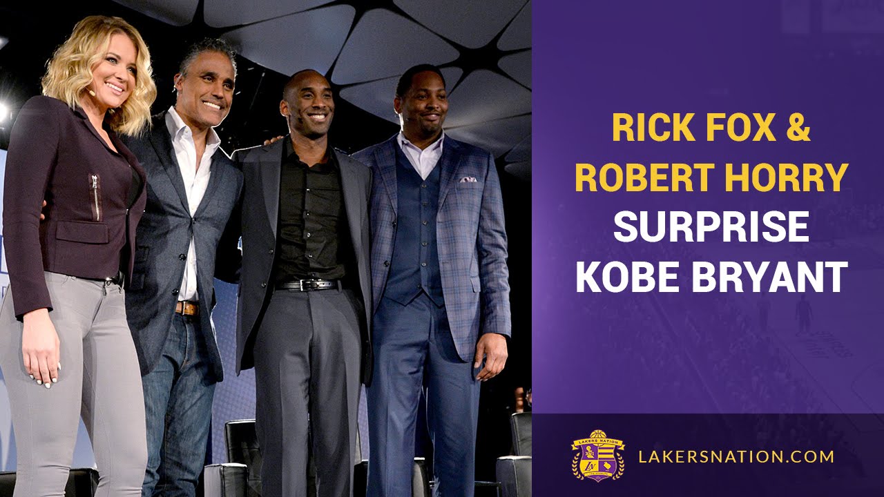 Rick Fox & Robert Horry Surprise Kobe Bryant - YouTube