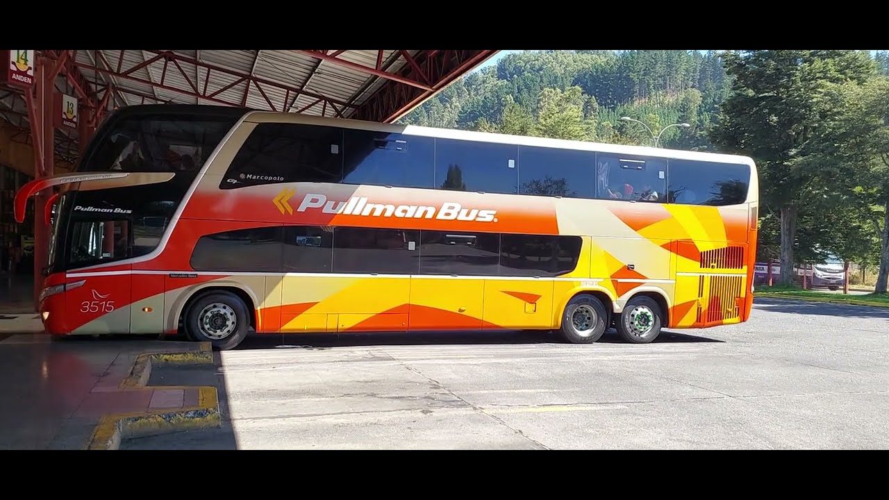 Buses saliendo del Terminal Rodoviario Temuco. - Buses ETM / Buses Pullman Bus. - YouTube