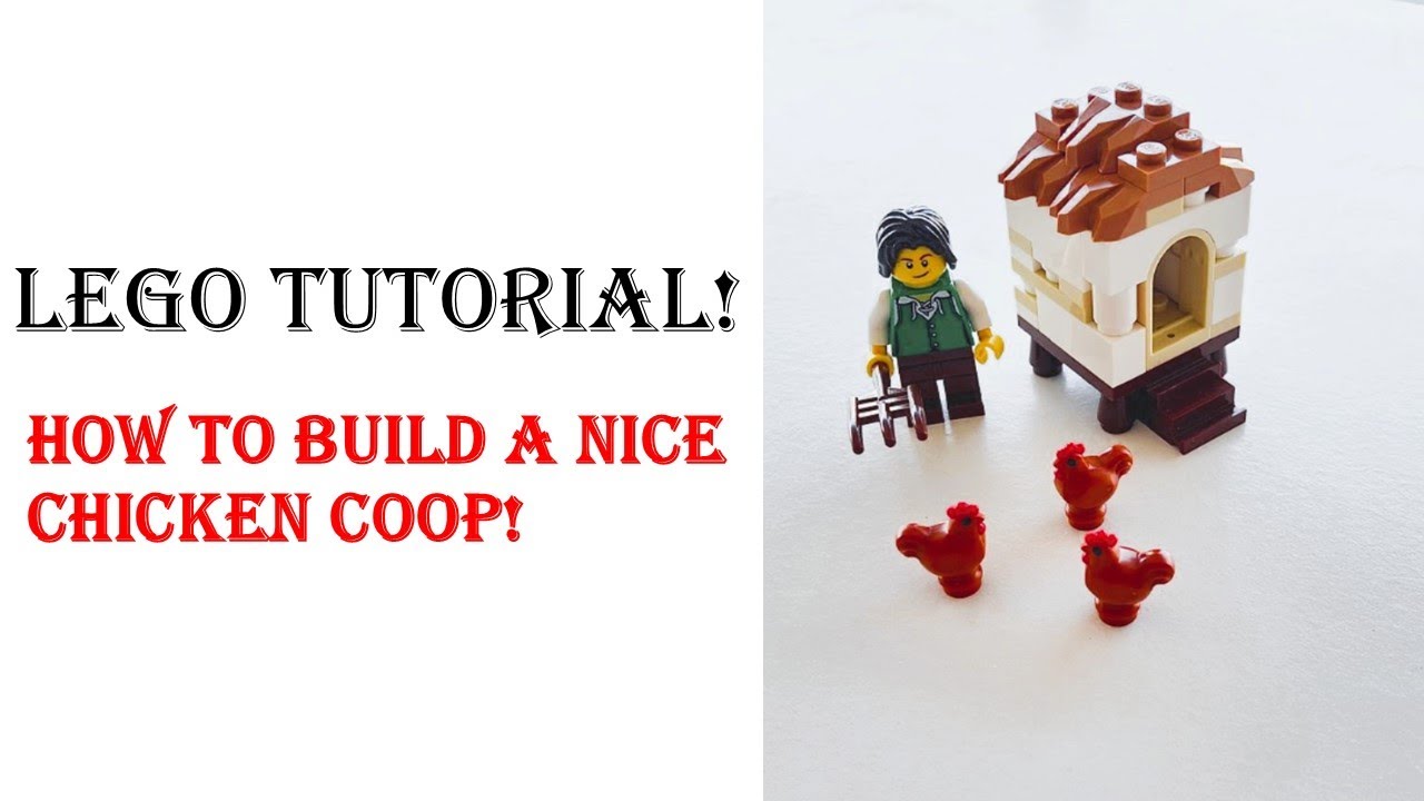 Lego Tutorial - Chicken Coop! - YouTube