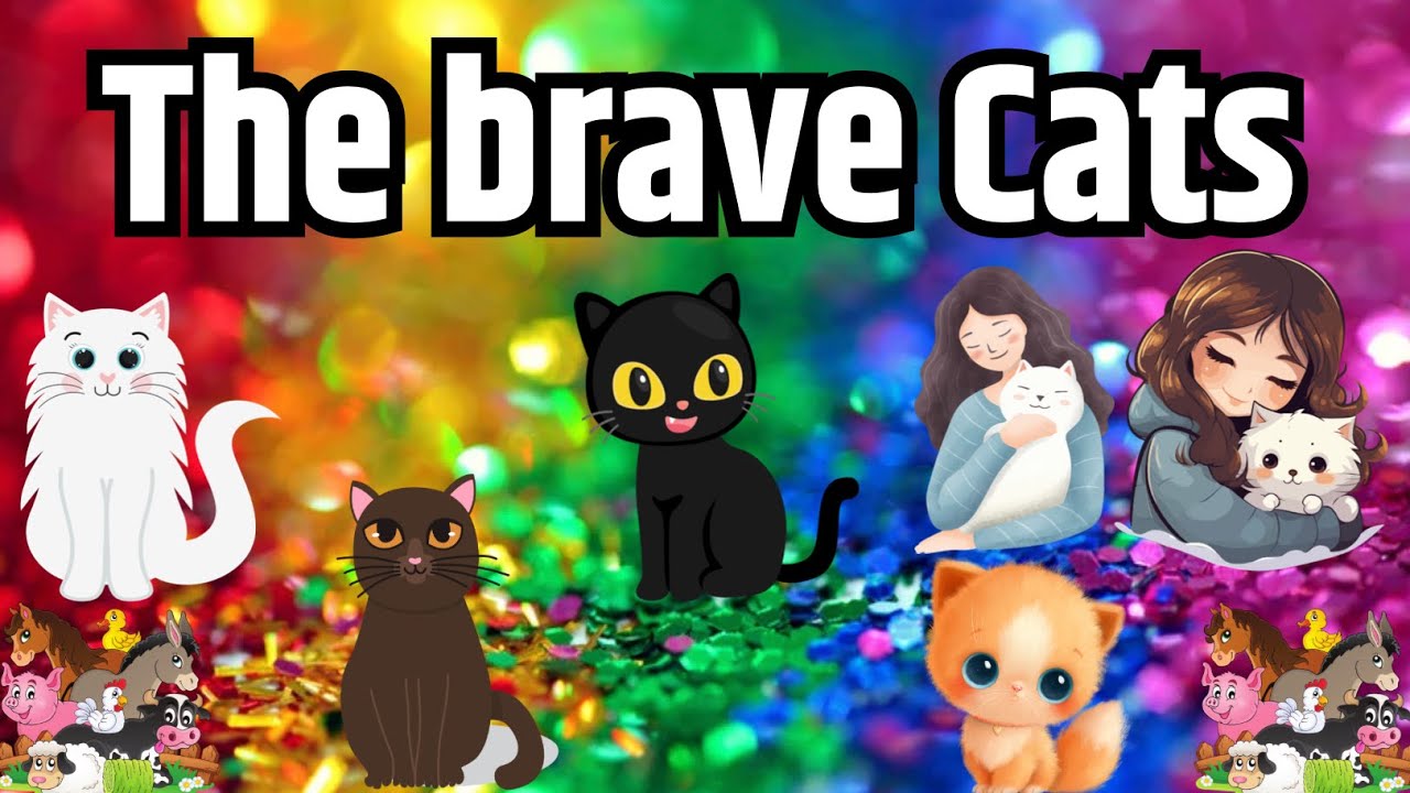 the brave cats l bedtime story for kids in English l story time dubai ...