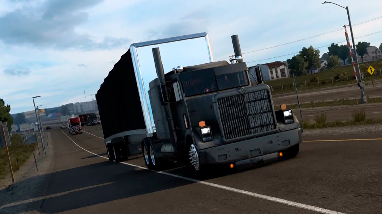 American Truck Simulator #109 KSW International 9300 ZM 3406B engine ...