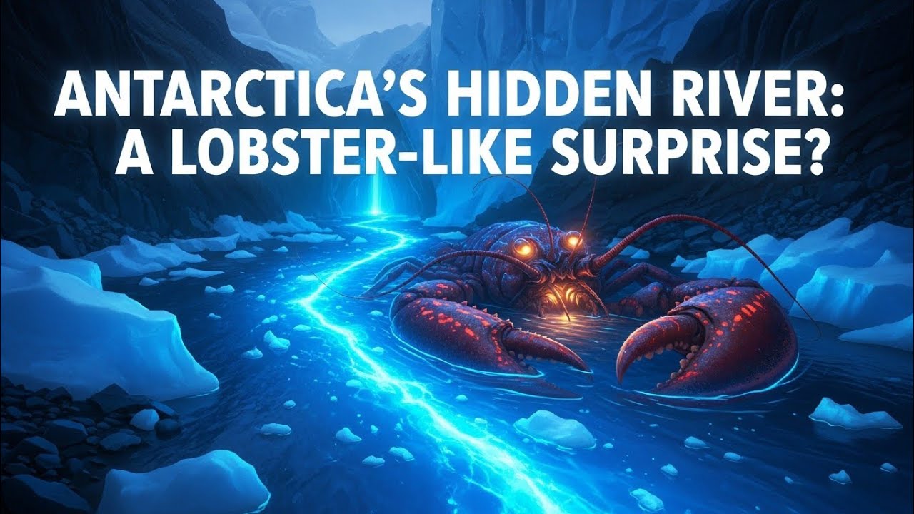 Antarctica's Hidden River: A Lobster-Like Surprise! - YouTube