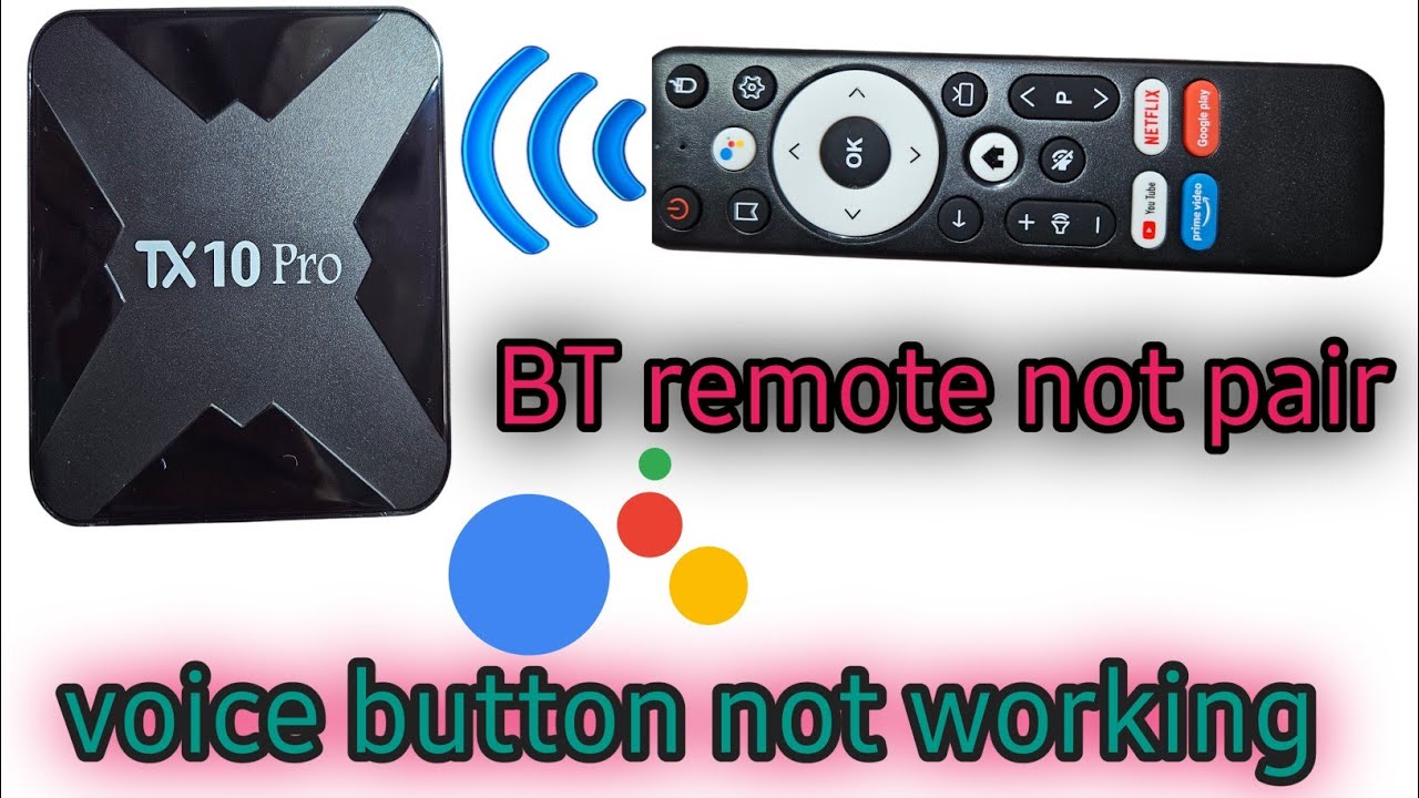 TX 10pro Bluetooth remote pair kaise karen || TX 10pro remote voice ...