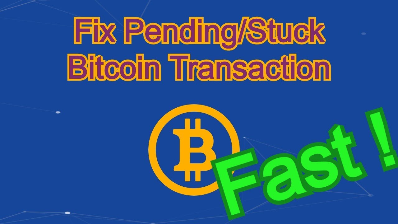 How To Speed Up Bitcoin Transaction - YouTube