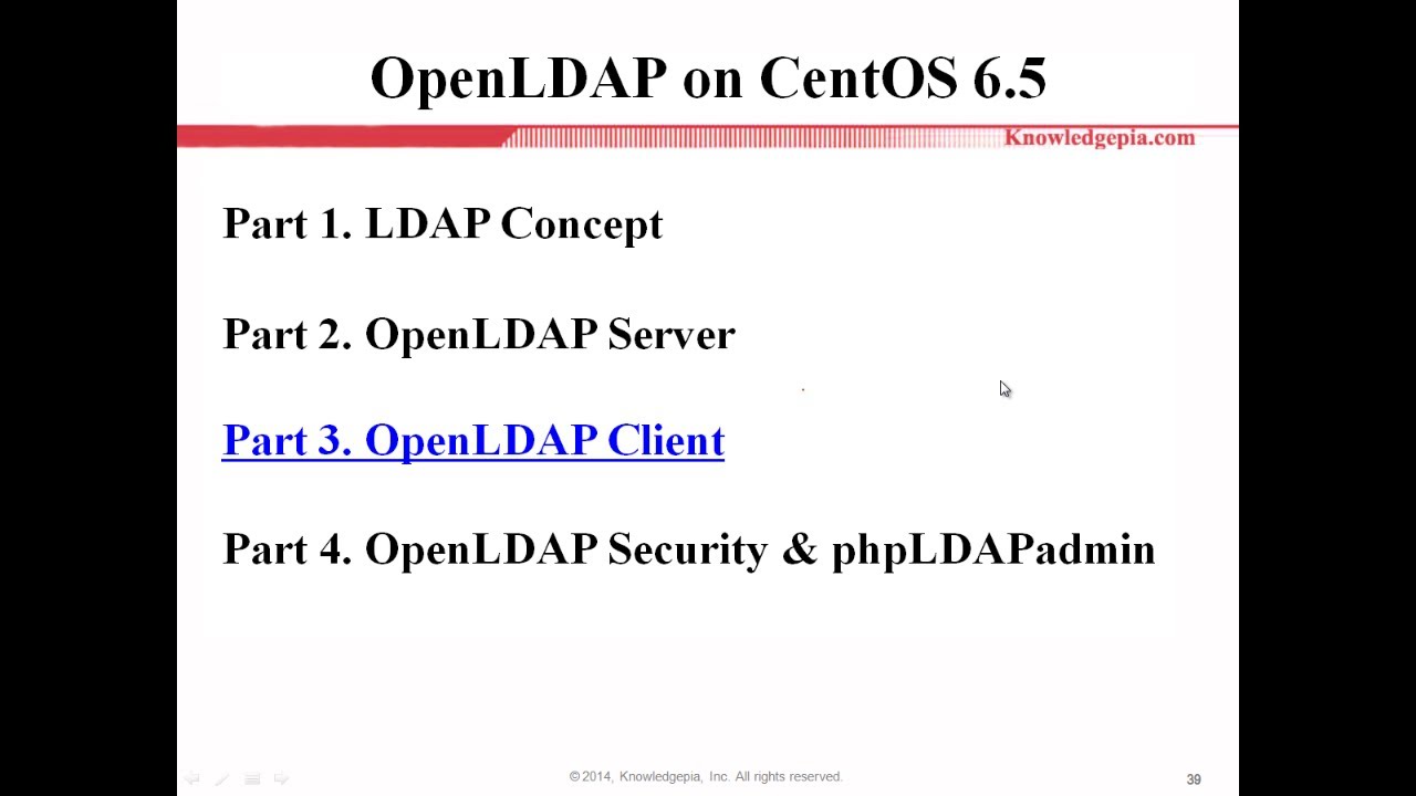 OpenLDAP on CentOS 6.5 - part 3/4 - YouTube