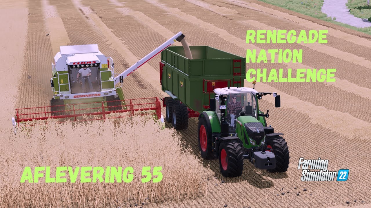 HAVER OOGSTEN & HOE VER ZIJN DE POPULIEREN | Renegade Challenge | FS 22 ...