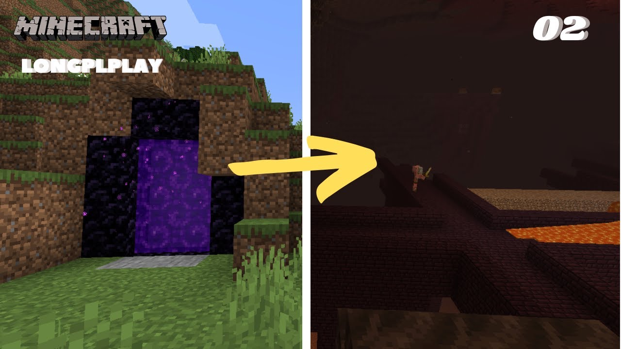 Minecraft Longplay - Nether Exploration, Villager trading and more (No ...