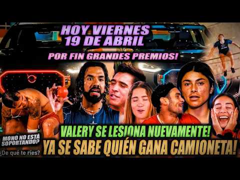 HOY VIERNES EN EXATLON 🔥 YA SE SABE QUIEN GANA COCHE   MONO ENOJADO Y VALERY SE LESIONA DE NUEVO!