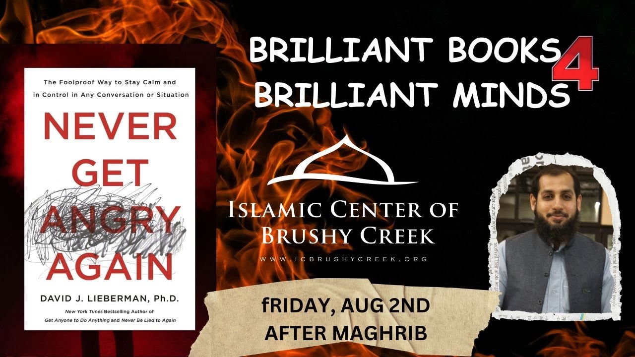 Brilliant Books for Brilliant Minds - Never Get Angry Again - Imam ...