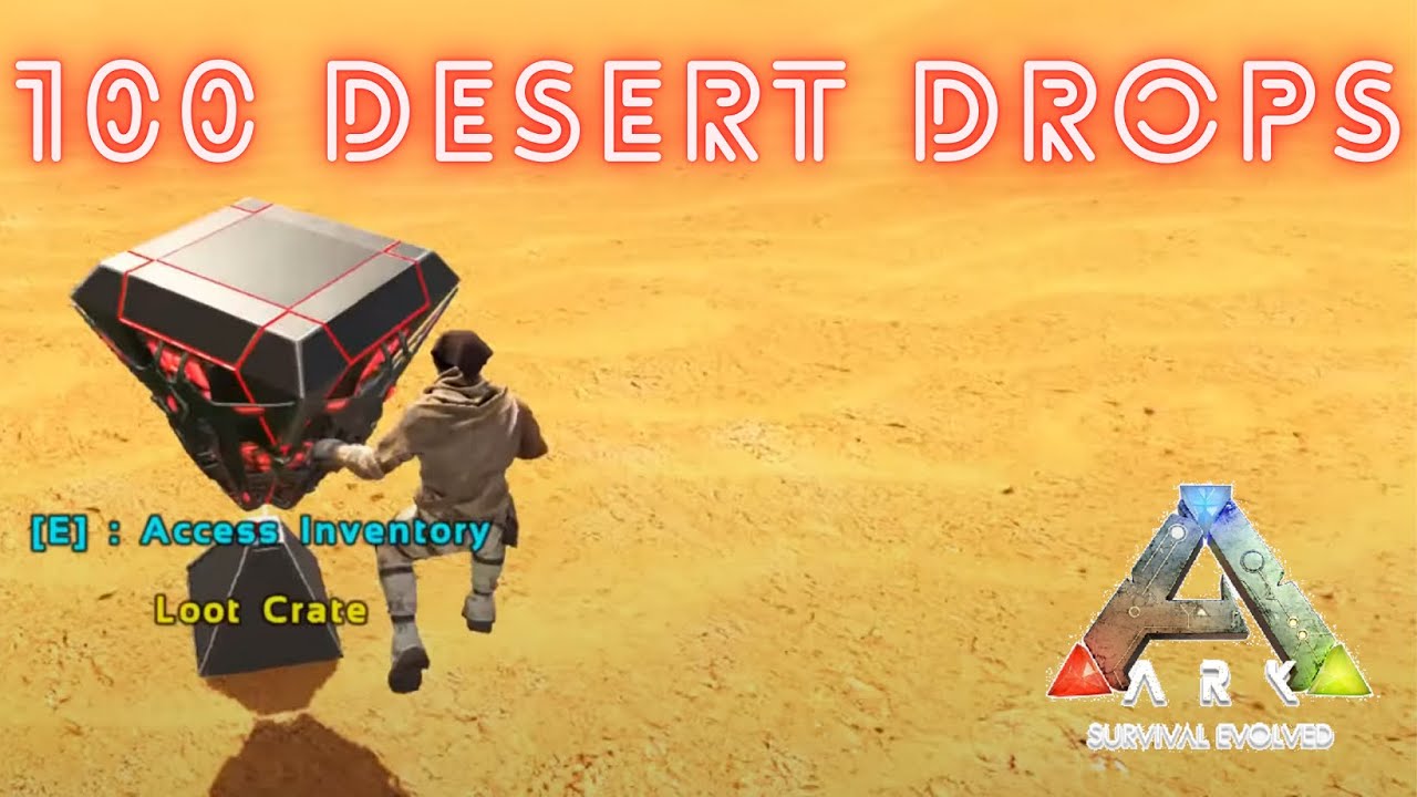 100 RAGNAROK DESERT DROPS OPENING, ARK OFFICIAL PVP - YouTube