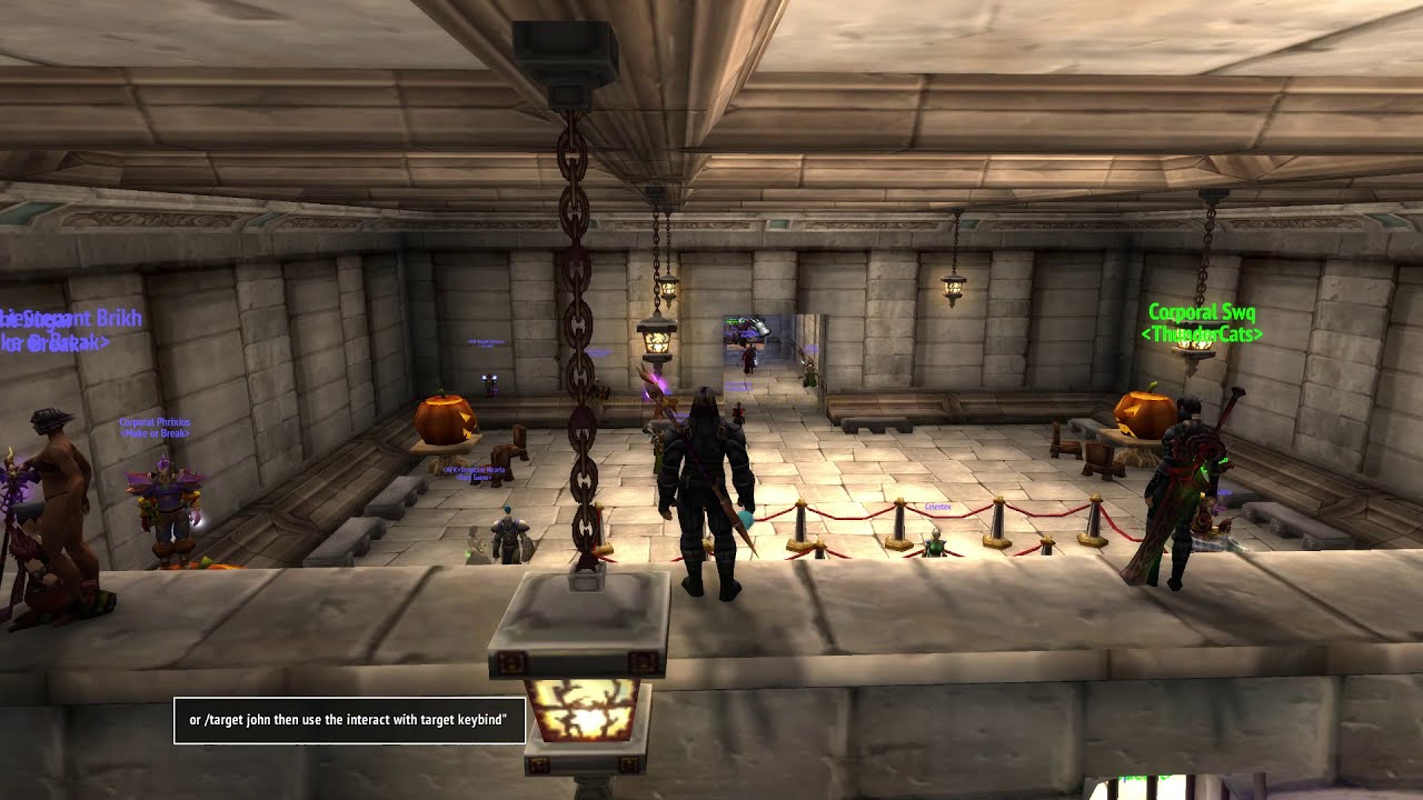 How to get on Top of the Stormwind Bank - WoW Classic Hallow's End ...