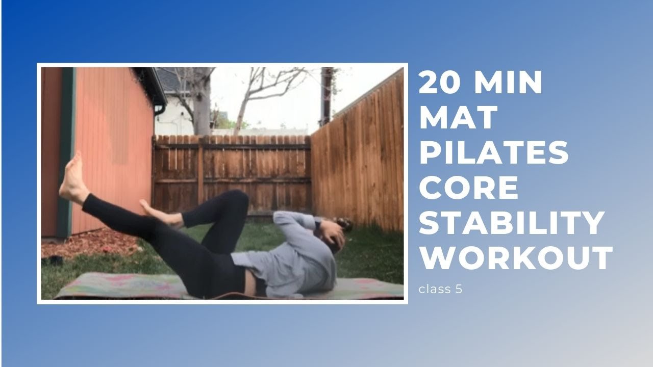Pilates Core Stability Workout 5 - YouTube