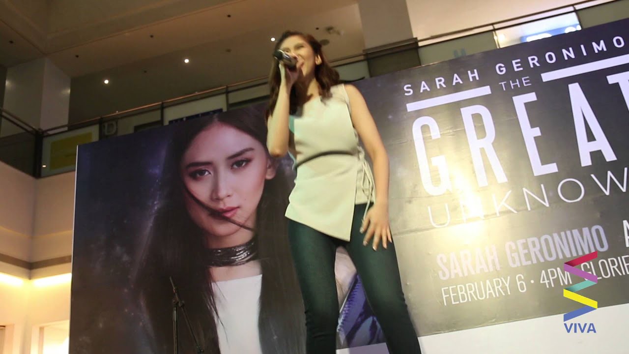 Sarah Geronimo sings her new song LIVE! - YouTube