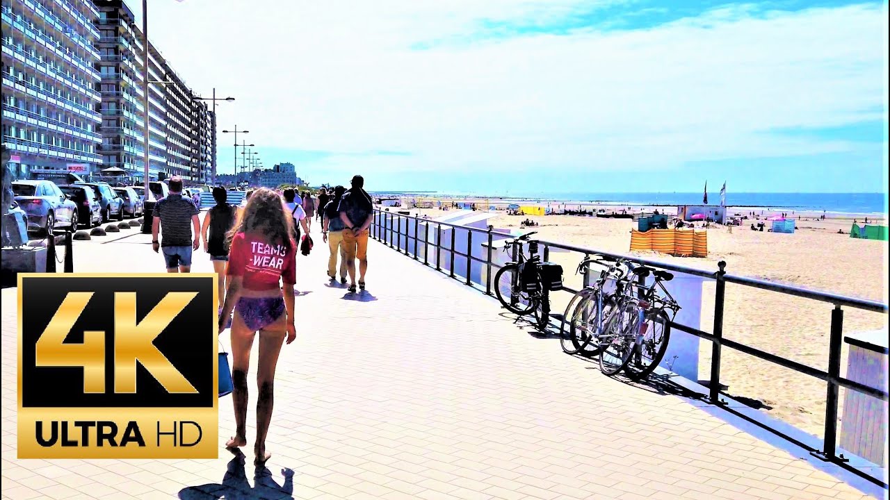 Zeebrugge, Belgium 🇧🇪 beach Promenade walk - 4K 60FPS - YouTube