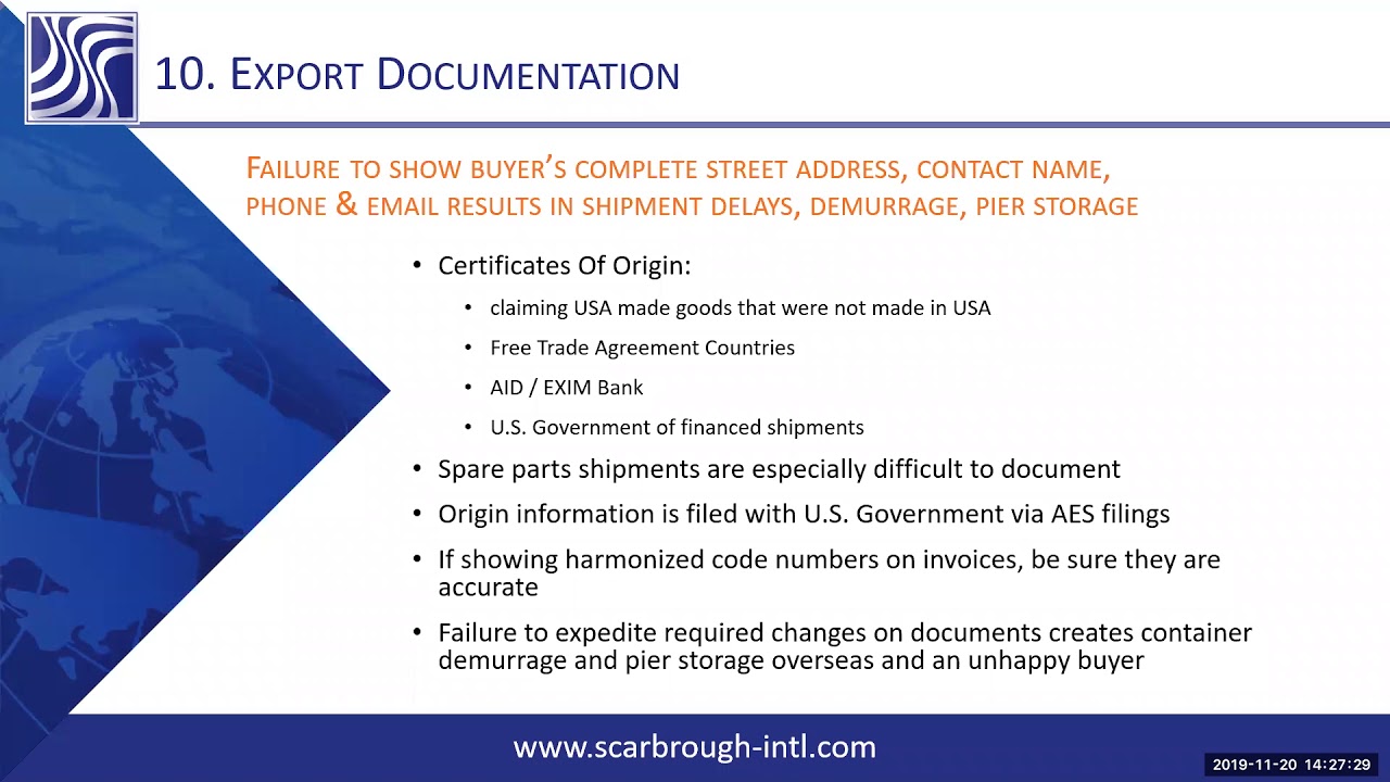 What are common mistakes with export documentation? Export Mistakes ...