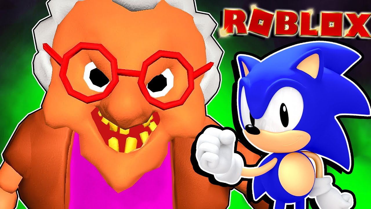 Can Sonic ESCAPE the EVIL Grandma??? | Roblox - YouTube