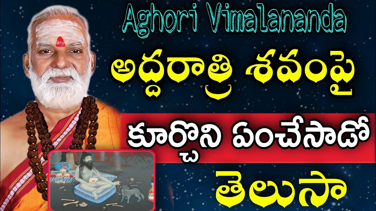 Aghori Vimalananda miracle : Sri Siddheswarananda Bharati swamiji ...
