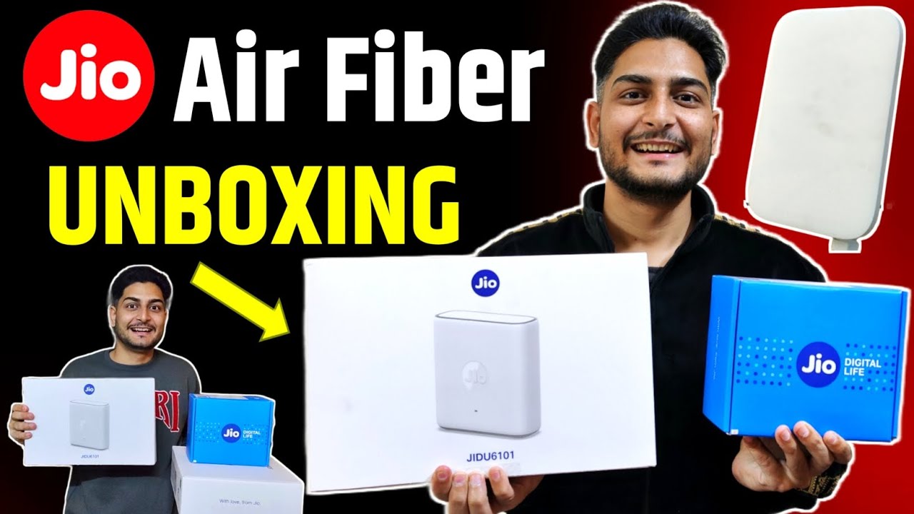 Finally | Jio Air Fiber Detailed Unboxing & Overview - YouTube