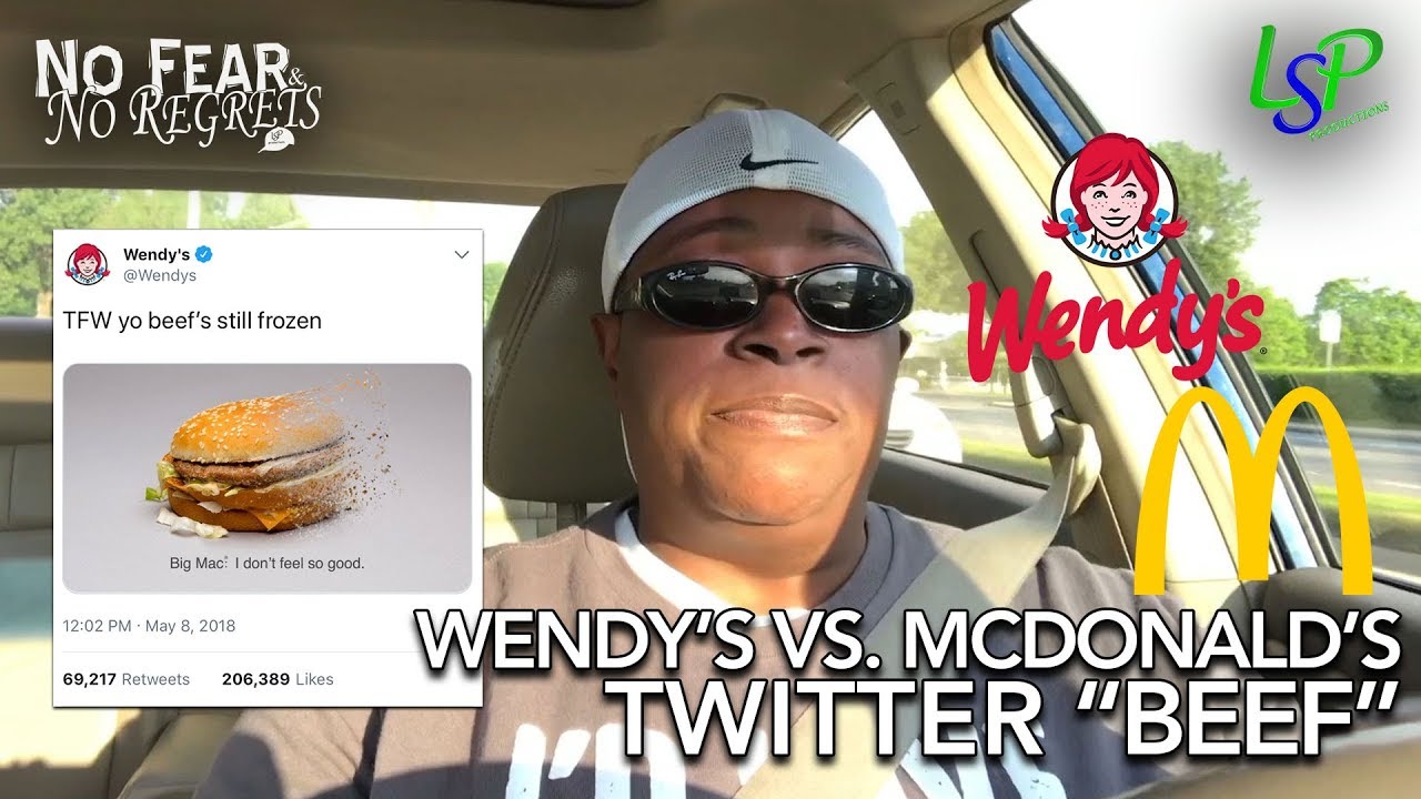 Wendy's vs. McDonald's Twitter "Beef" - YouTube