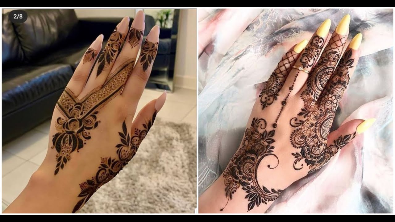14 Interesting and Unique Mehndi Designs - YouTube