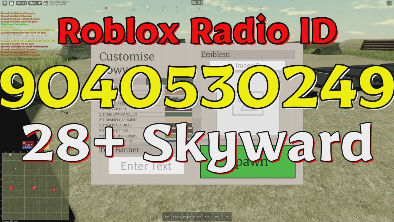 Skyward Roblox Radio Codes/IDs - YouTube