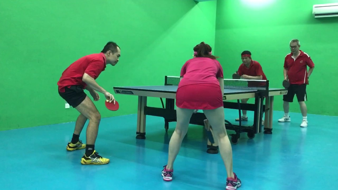Ping Pong training at I City - YouTube