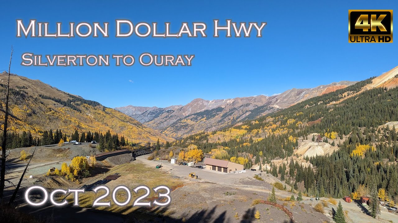 Fall Color - Million Dollar Hwy - Silverton to Ouray Colorado - YouTube