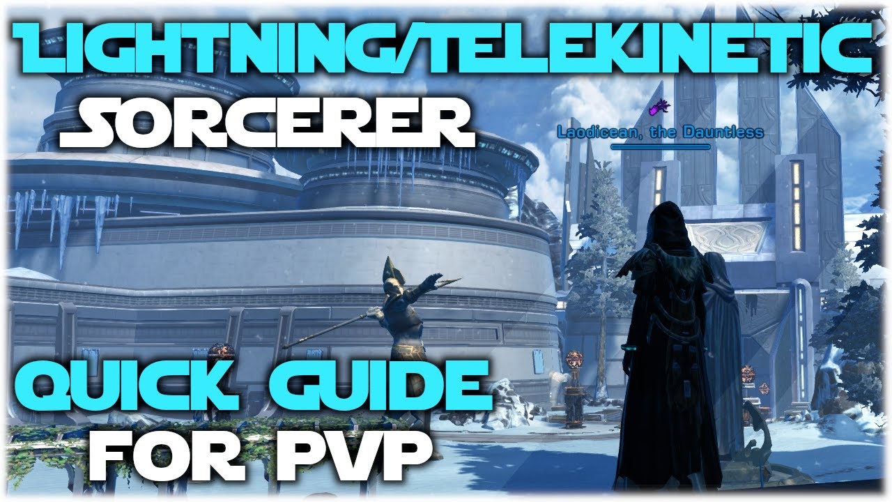 Lightning & Telekinetics Quick Guide for PvP - SWTOR 7.2 - YouTube